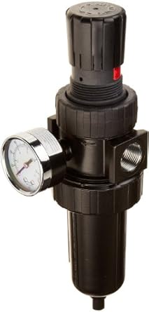 Parker 07E48B18AC One Piece Filter/Regulator, 3/4" NPT, Metal Bowl with ...