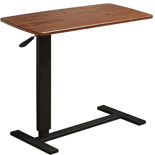 Adjustable Overbed Table with Hidden Wheels for Hospital and Home Use ...