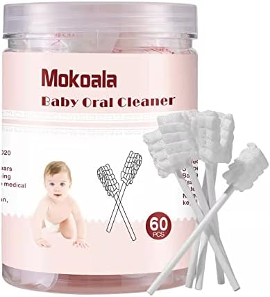 [60-Pack] Baby Tongue Cleaner, Baby Toothbrush, Disposable Baby Mouth ...