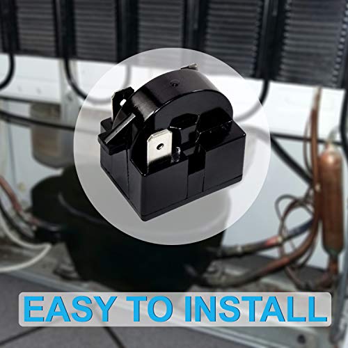HQRP QP2-4R7 4.7 Ohm 3-Pin PTC Starter/Start Relay Replacement ...