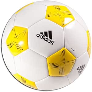 Amazon.com : adidas 11Pro Glider Soccer Ball 3 White/Vivid Yellow/Black ...