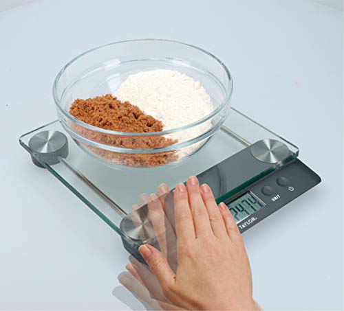 Taylor Pro Digital Kitchen Food Scales with Touchless Tare Function ...