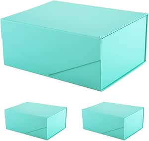 Amazon.com: PACKHOME 3 Gift Boxes 9.5x7x4 Inches, Bridesmaid Boxes ...