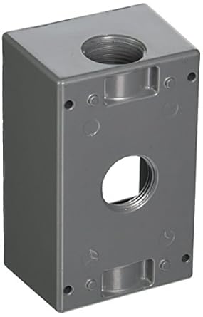 Red Dot IH3-2 Red Dot, 1-Gang 17" Universal Weatherproof Box with Three ...