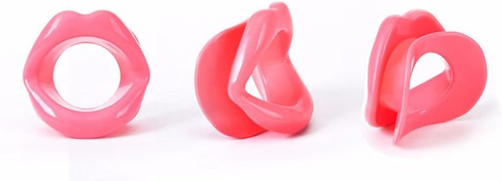 TOLEAP Silikon Mundknebel Ring Ball Gag 4cm Rosa schwarz für Oralsex ...