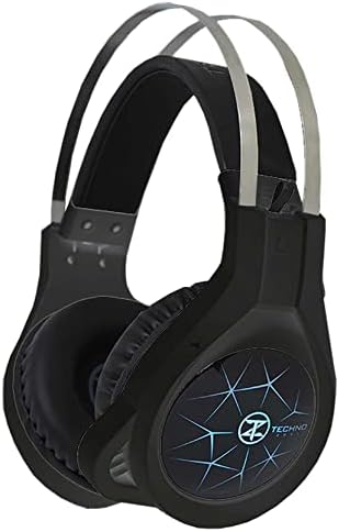 Headphone Techno Zone K29 USB Backlit RGB LED Gaming FOR COMPUTER & PS4 - NOT FOR MOBILE - Black ...