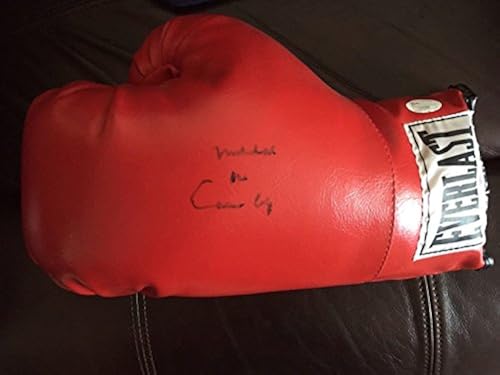 MUHAMMAD ALI Signed "MUHAMMAD ALI Aka CASSIUS CLAY" Glove JSA LETTER in ...