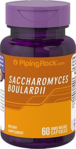 Saccharomyces Boulardii Probiotics | 5 Billion CFU | 60 Capsules | Non ...