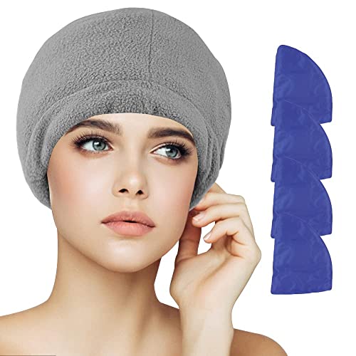 NEWGO Cold Cap Chemo Ice Cap for Cold Therapy, Reusable Ice Gel Cap ...