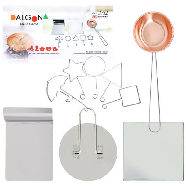 Korean Candy Making Kit - Complete 9-Piece Dalgona Kit with Shapes ...