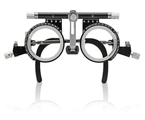 CGOLDENWALL Adjustable Optical Optic Trial Lens Frame Eye Test Glasses ...