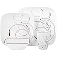 Amazon.com | Corelle Square 16-Piece Dinnerware Set, Splendor, Service ...