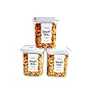 NEOFLAM Airtight Smart Seal Food Storage Container (Set of 3) | Crystal ...