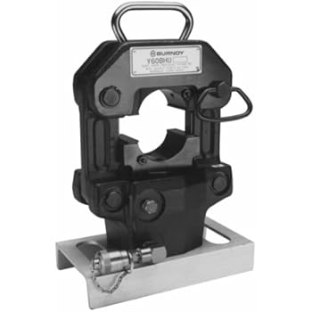 Burndy Y60BHU Hypress Single Acting Remote Hydraulic Power Operated Crimping Tool, 60 Ton Crimp ...