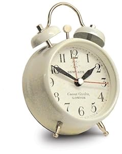 Newgate Covent Garden Small Cream Alarm Clock: Amazon.co.uk: Kitchen & Home