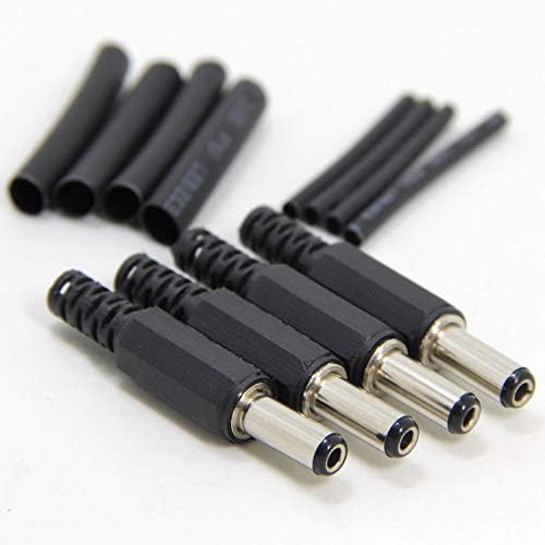 Ancable Replacement 4-Pack 5.5×2.5mm DC Male Plug Power Supply Ends ...