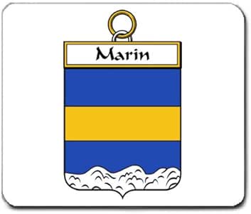 Amazon.com : Marin Family Crest Coat of Arms Mouse Pad : Office Products