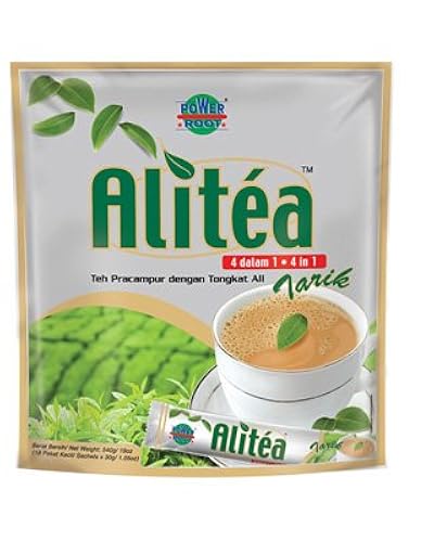 2-Pack/Malaysia Famous Alitea 5 In 1 Instant Tea With Added Tongkat Ali ...