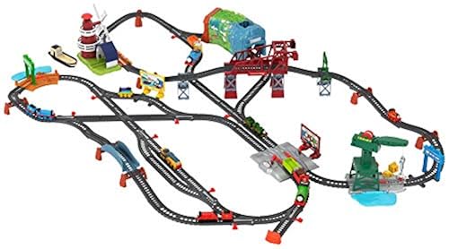 Thomas & Friends All Around Sodor Deluxe Set, motorized train set with ...
