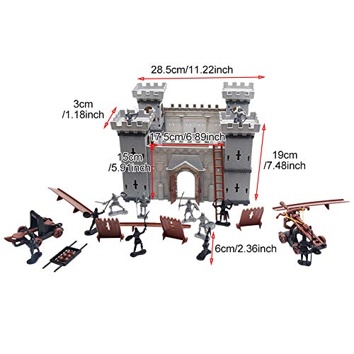 CfoPiryx Medieval Castle Toys,Knight Game Soldier Model Building ...