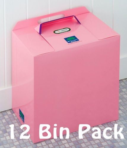 Pink Disposable Sanitary Bins - 12 Pack of Brilliant Bins: Award ...