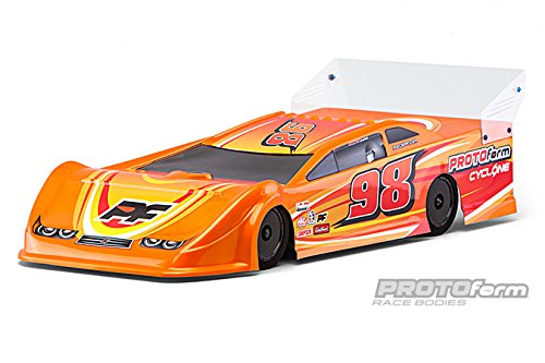 PROLINE 123421 Cyclone 9.5 Clear Body Dirt Oval Late Model - MaximoRC.com