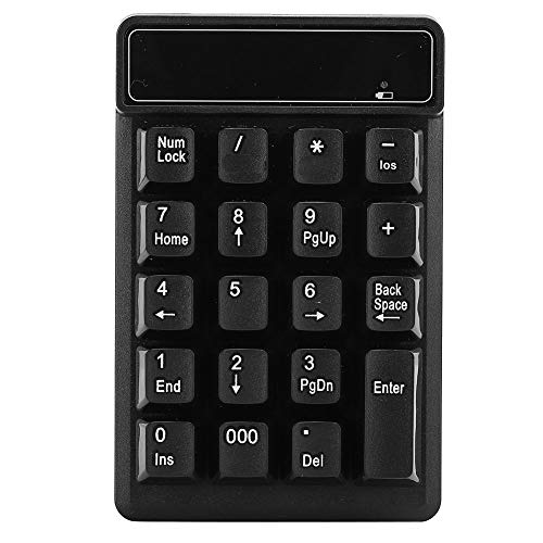 LMOLING Rechargeable Aluminum 19-Key Number Pad Slim External Numpad ...
