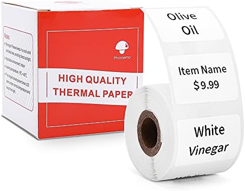 Phomemo [320 pcs] Original Labels for M110/M220/M221, 1.18'' x 0.79 ...