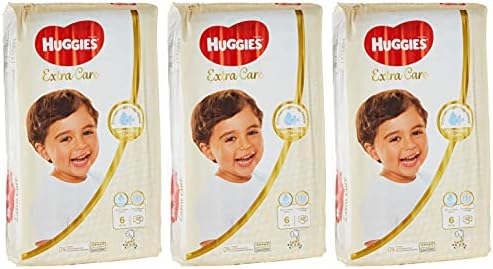 Huggies Extra Care Size 6, Super Mega Pack, 15+ kg 126 Diapers price in ...
