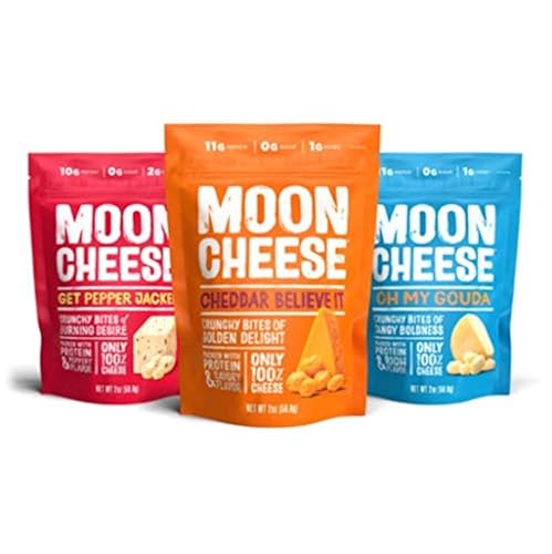 Moon Cheese Bites Bundle, Cheddar Believe It, Oh My Gouda & Get Pepper ...