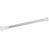 Telescopic Extendable Stainless Steel Curtain Rod Pole Rail, Adjustable ...