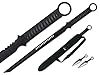 Ninja Sword Machete Throwing Knife Tactical Katana Tanto Blade, 27-Inch ...