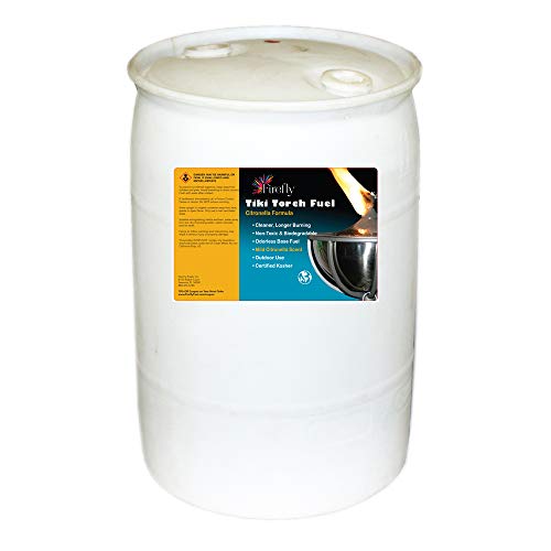 Firefly Bulk Citronella Tiki Torch Fuel - Odorless Base Fuel ...
