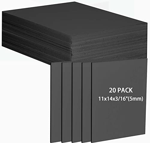 Mua 20pcs Black Foam Board 14 X 11 Inch Black Poster Board 3 16 Thick