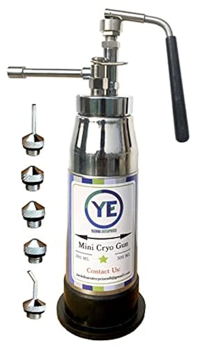 Mini Cryo Gun Liquid Nitrogen Sprayer 300 ML Cryo Spray Multipurpose 5 ...