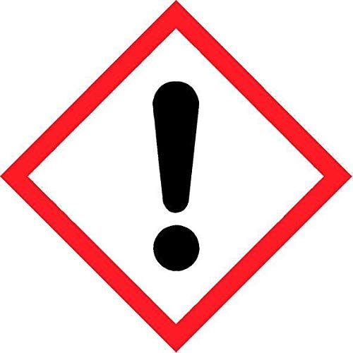 Harmful irritant Exclamation coshh symbol Safety sign - Self adhesive ...