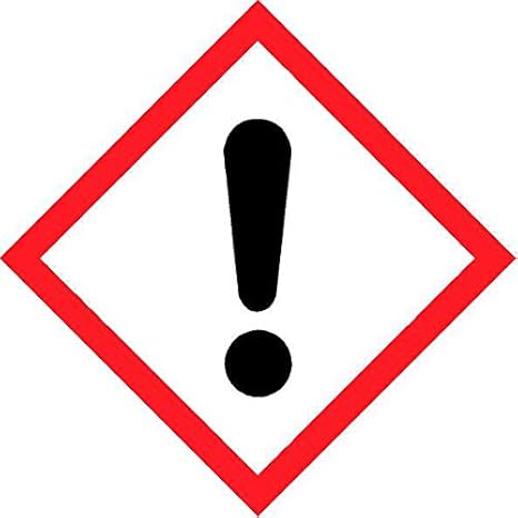 Harmful irritant Exclamation coshh symbol Safety sign - Self adhesive ...