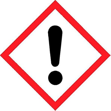Harmful irritant Exclamation coshh symbol Safety sign - Self adhesive ...