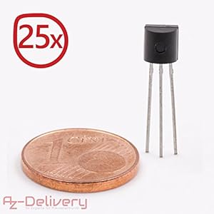 AZDelivery–25-x-DS18B20-digitaler-1-Wire-Temperatursensor-TO92-fr ...