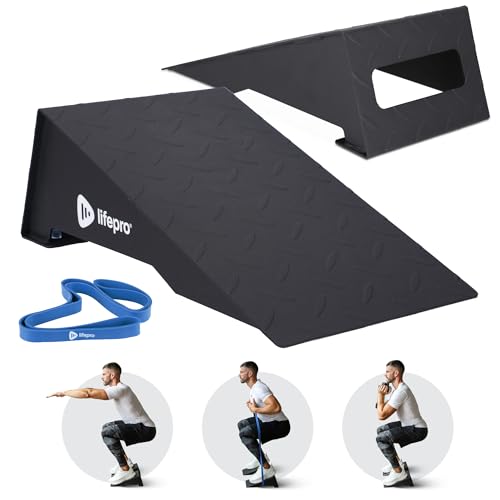 Lifepro Regular Squat Wedge Set - Two Squat Wedges (Regular Size) with ...