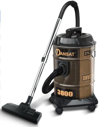 Dansat Drum Vacuum Cleaner, 21 Liter, 1800 Watts, Yellow/Black ...