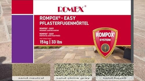 Romex Rompox Easy Basalt Color pre-Mixed Permeable Joint Compound for ...