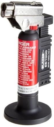 Blazer ES1000 Angled Head Butane Micro Torch, Black: Brazing Torches ...