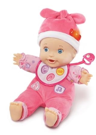 VTech Little Love Baby Talk Interactive Doll - Multi-Coloured: Amazon ...