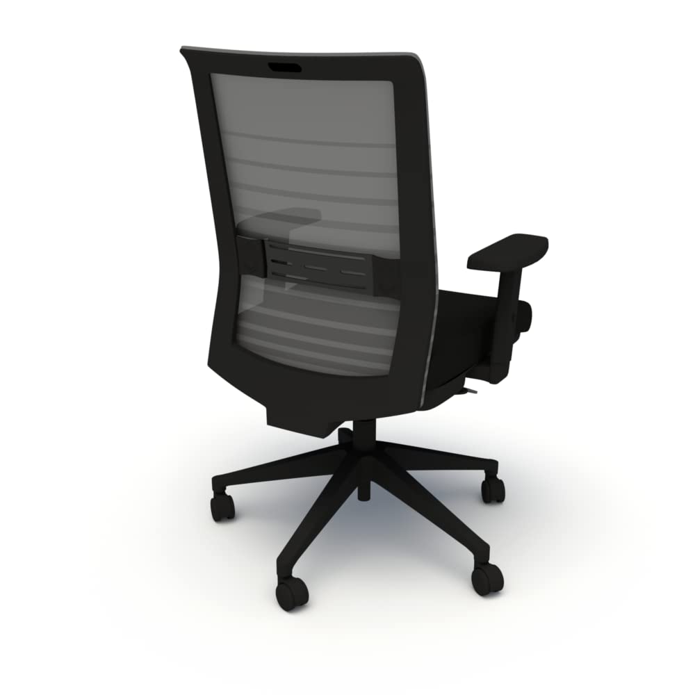 Mua Compel Lucky Grey Mesh Contoured Back Adjustable Ergonomic Computer ...