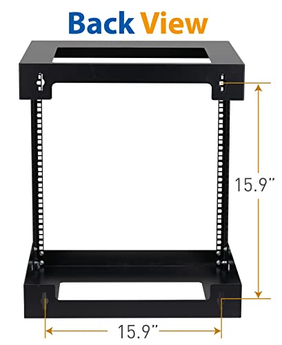 12U Wall Mount Rack Open Frame 19 Inch Network Rack Server Equipment 2 ...