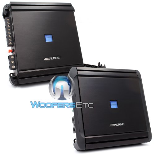 pkg Alpine MRV-M500 Monoblock 500W RMS + MRV-F300 4-Channel 300W RMS ...