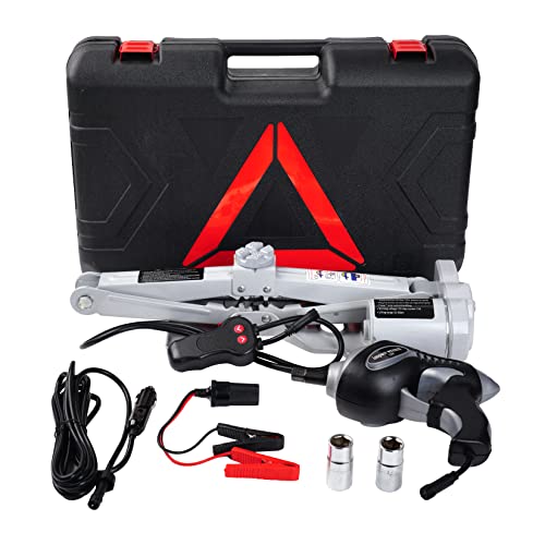 FEANISIFEI Electric Car Jack Kit 5 Ton 12V Electric Car Jack with ...