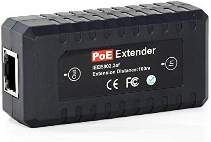 CENTROPOWER PoE Extender Ethernet Repeater 1 Port 10/100Mbps, IEEE802 ...