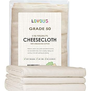 Amazon.com: Home Made Butter Muslin Cloth: Food Strainers: Kitchen & Dining